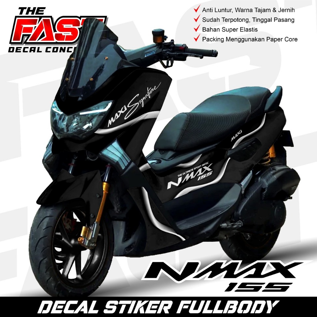 NEWEST NMAX 155 OLD MAXI SINGNATUR STICKER FULLBODY STICKER | Shopee ...