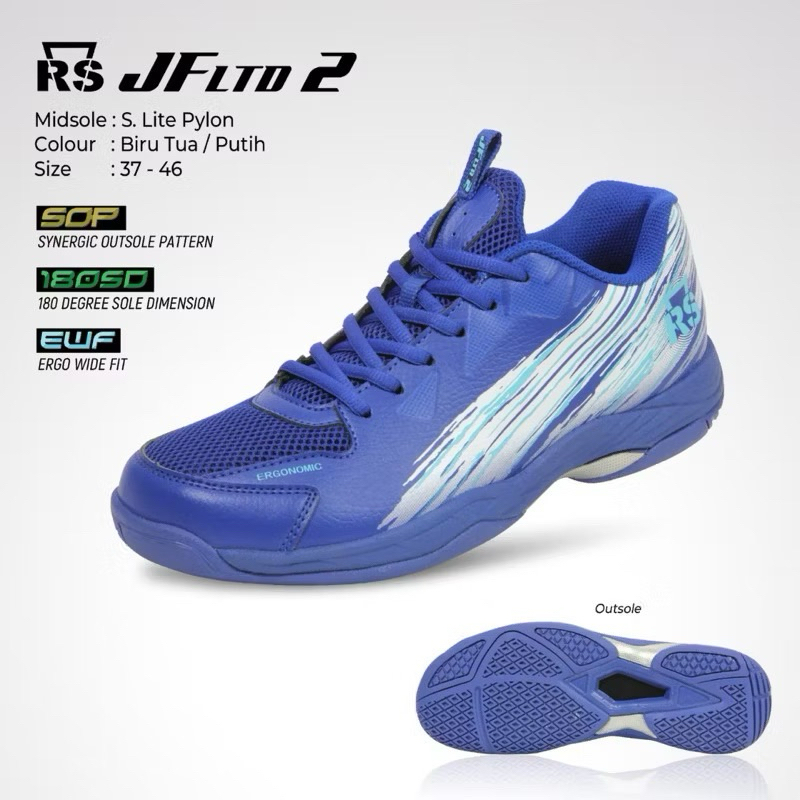 ORIGINAL RS JF LTD 2 BADMINTON SHOES | Shopee Philippines
