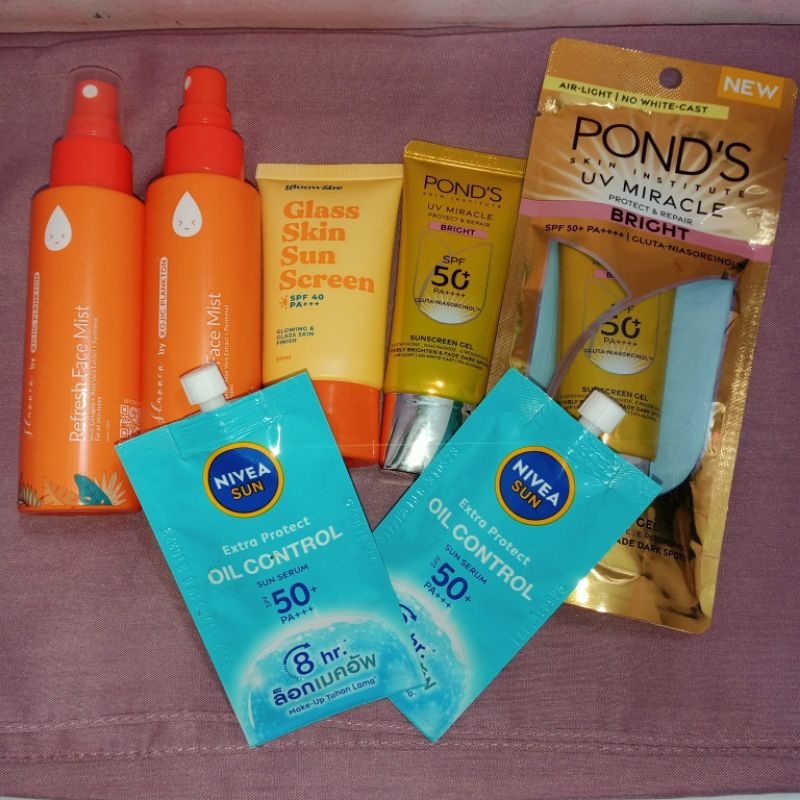 Original PONDS UV MIRACLE BRIGHT spf 50 25G KOJIC PLANKTON REFRESH FACE ...