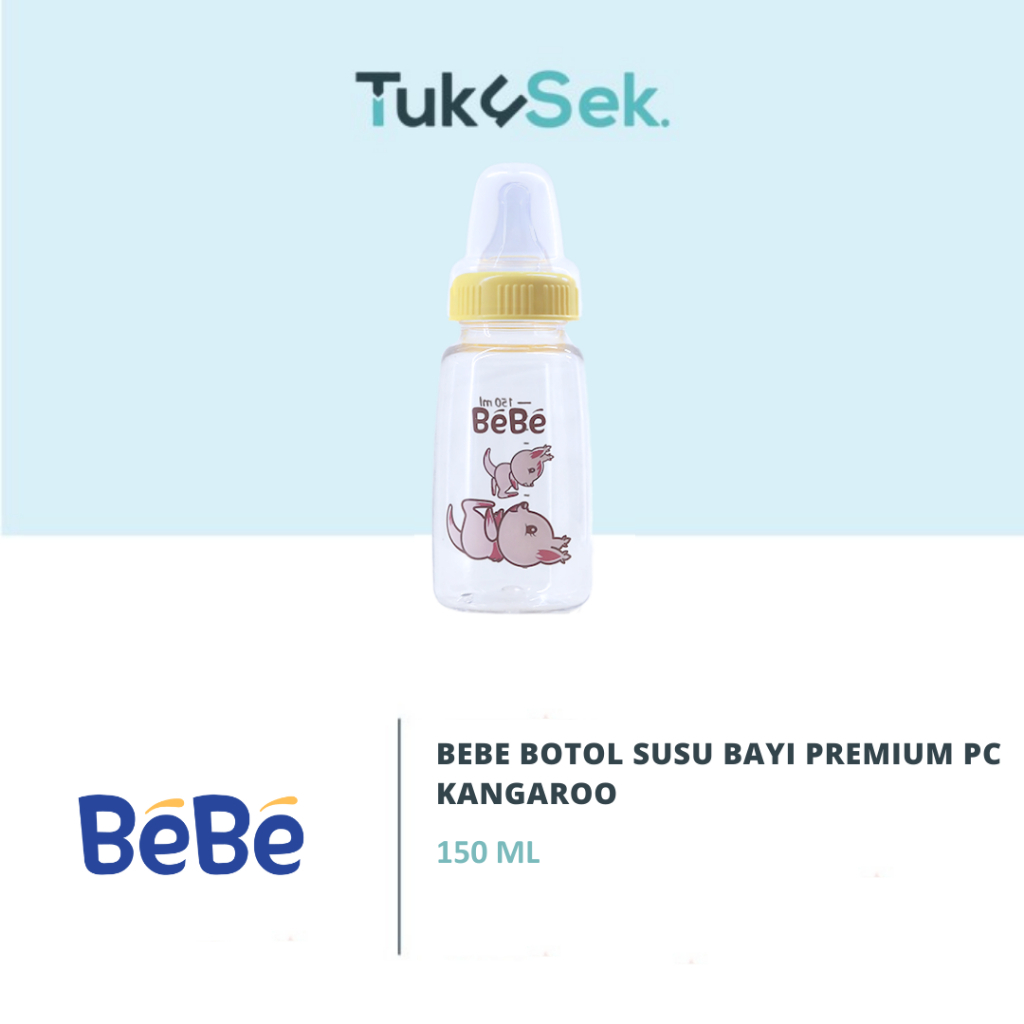 Bebe Premium PC 150Ml Baby Milk Bottle - Kangaroo | Shopee Philippines