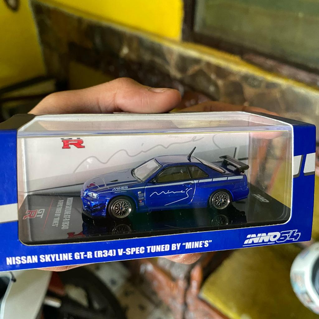 Inno64 NISSAN SKYLINE R34 V-SPEC TUNE BY MINE'S | Unsealed | Shopee ...
