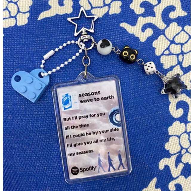 GANTUNGAN SPOTIFY WAVE TO EARTH ELECTRIC KEYCHAIN//FRAME TO EARTH ...