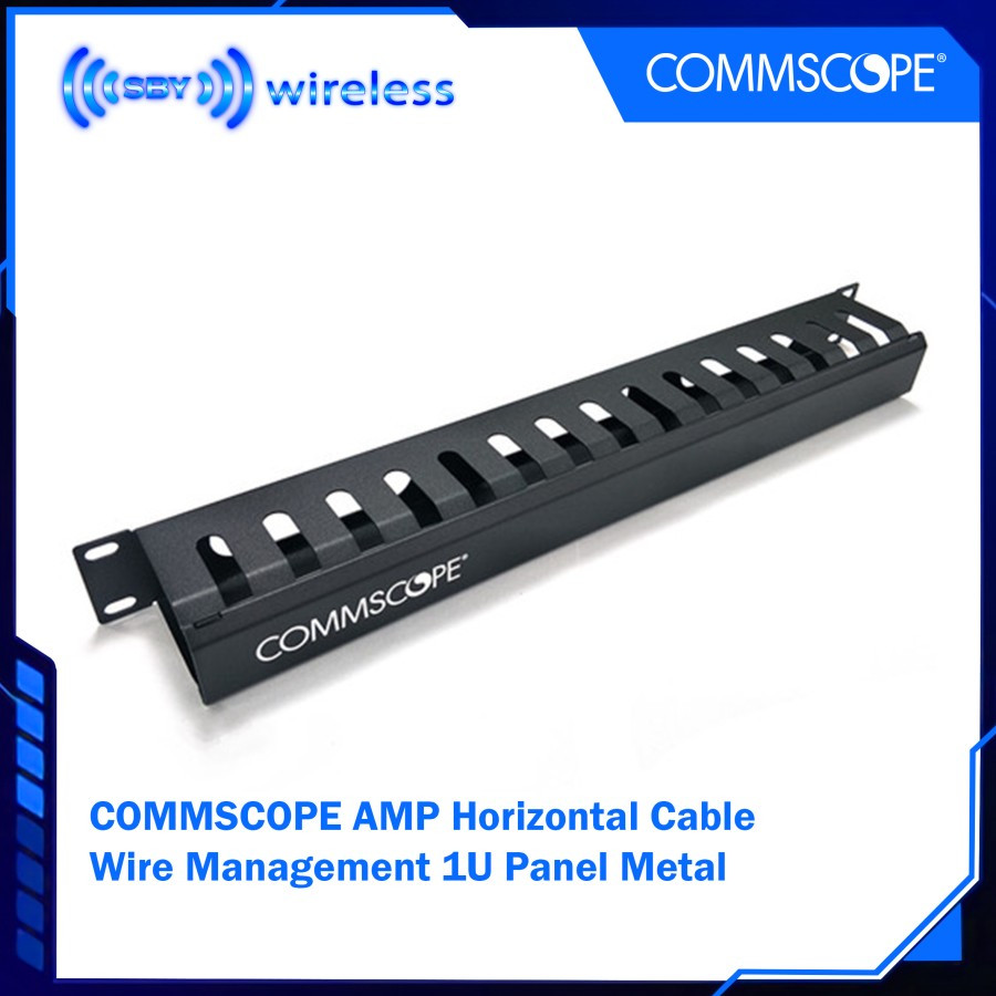 COMMSCOPE AMP Horizontal Cable 1U Metal Panel Wire Management/ | Shopee ...