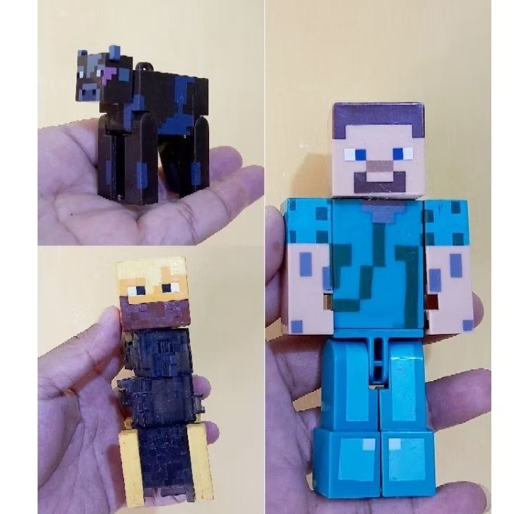 Minecraft Action Figure second collection rare vintage | Shopee Philippines