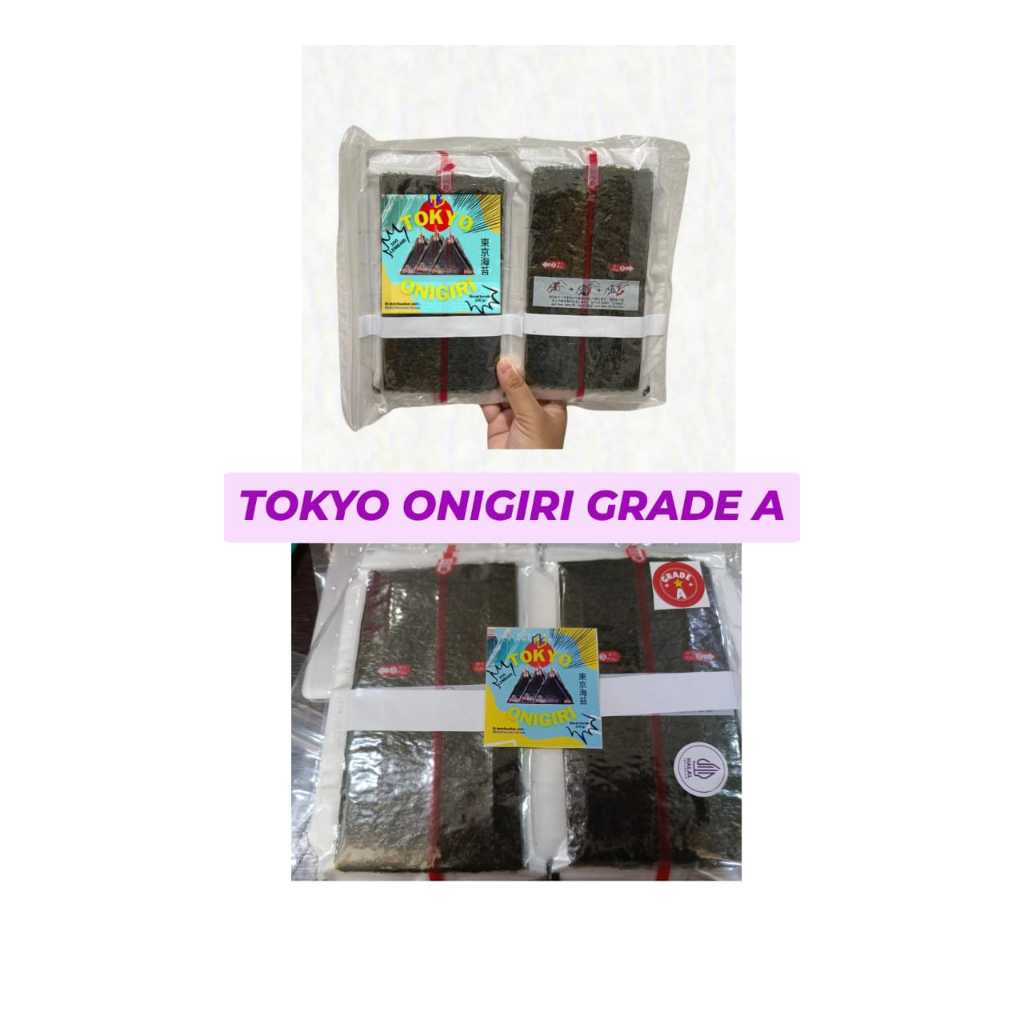 TOKYO ONIGIRI 100 SHEETS / SUSHI NORI ONIGIRI 100 SHEET GRADE A ...