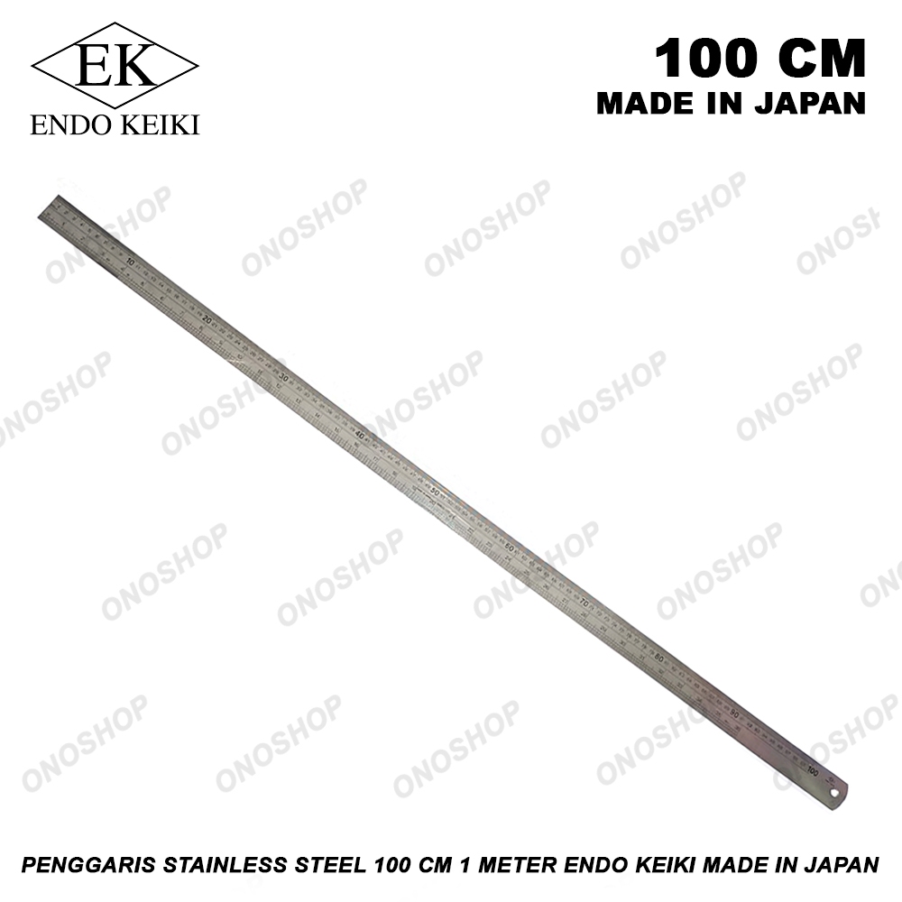 100 cm 1 Meter Endo Keiki Stainless Steel Ruler Made In Japan | Shopee ...
