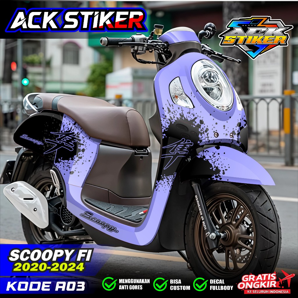 Latest Decal Sticker Scoopy New 2021 2022 2023 2024 Full Body ...