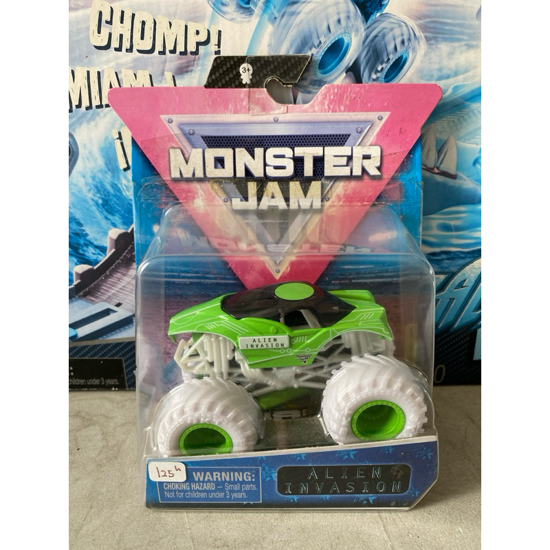 Monster Jam Alien Invasion White Tire | Shopee Philippines