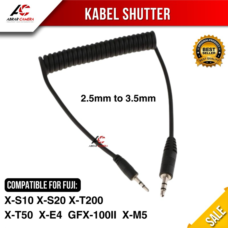 2.5mm to 3.5mm Shutter Cable for Remote Self studio Selfstudio Box ...