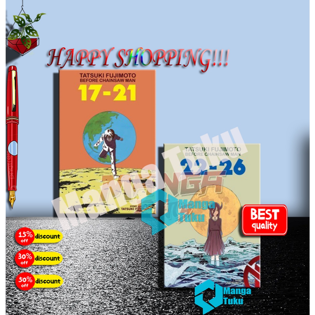 Tatsuki Fujimoto Before Chainsaw Man: 17-21 & 22–26 (english) | Shopee Philippines