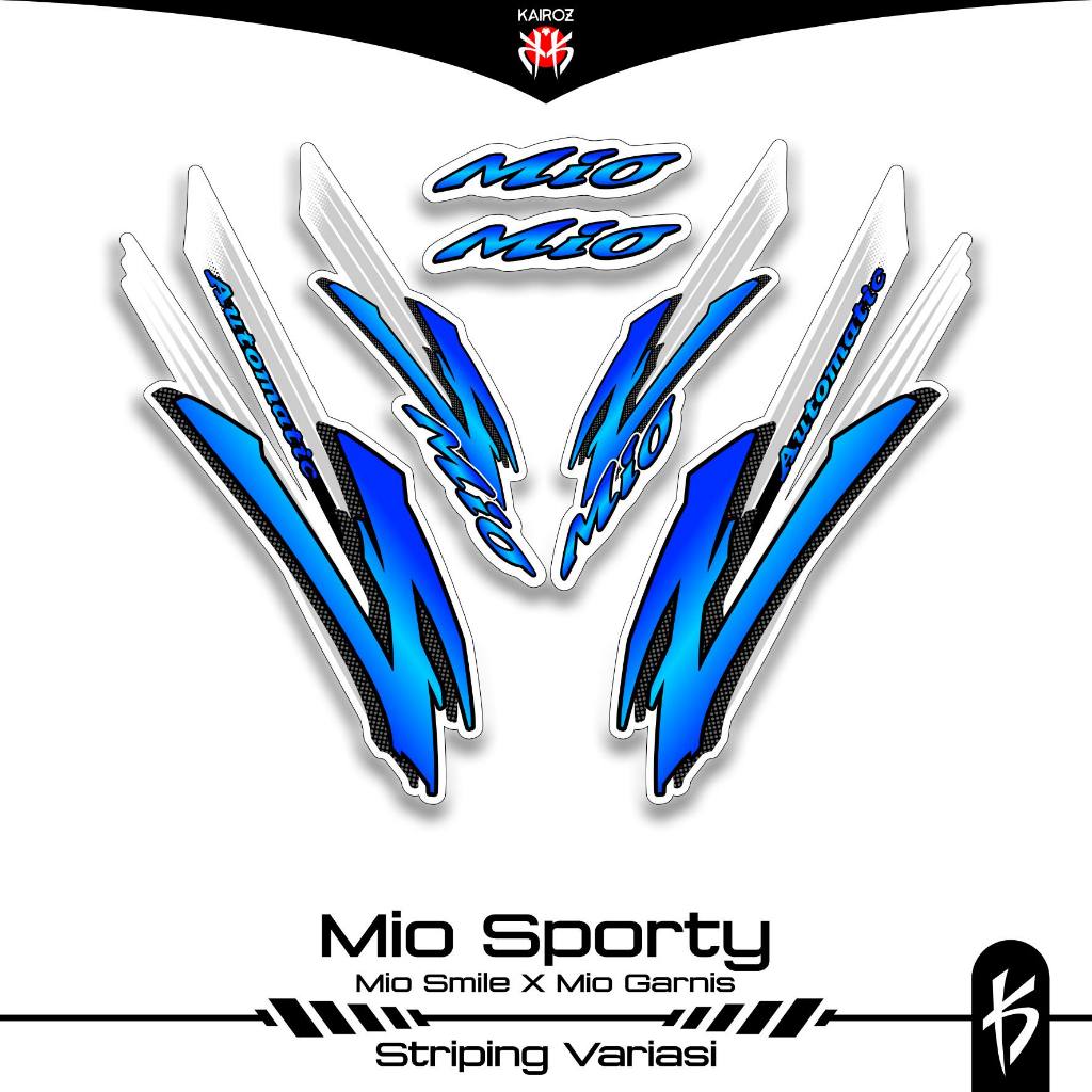 Yamaha MIO SPORTY STRIPING SKU 7 STICKER MIO GARNIS MIO SMILE GARNIS ...