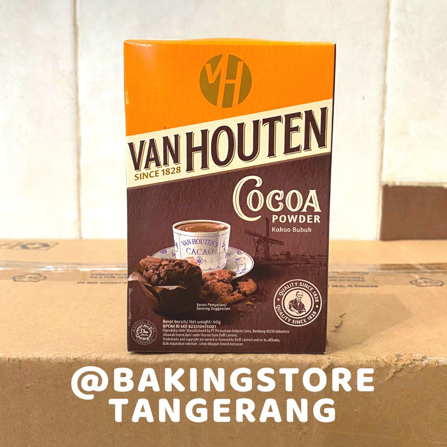 Van Houten Cocoa Powder 40g - Chocolate Powder 40g | Shopee Philippines