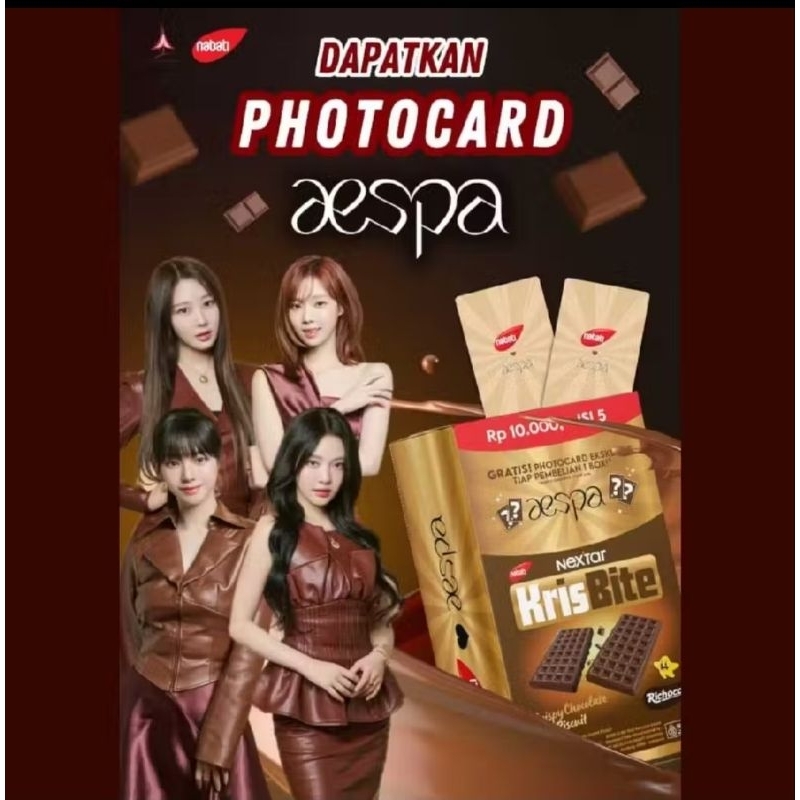 Nabati Nextar KrisBite Aespa 1 Box Contains 5 pcs @ 30gr | Shopee ...