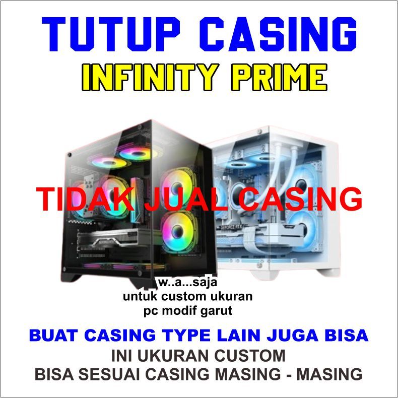 SIDE PANEL LID CASING PC INFINITY PRIME ONLY COVER | Shopee Philippines