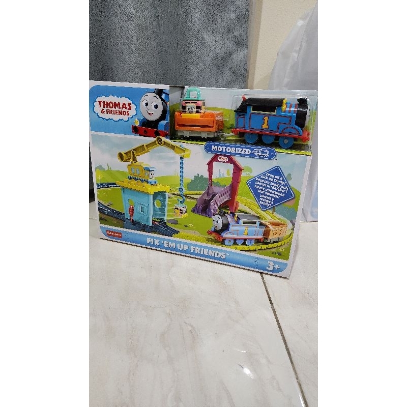 Thomas and Friends Track Fix 'Em Up Friends | Train toy | Shopee ...