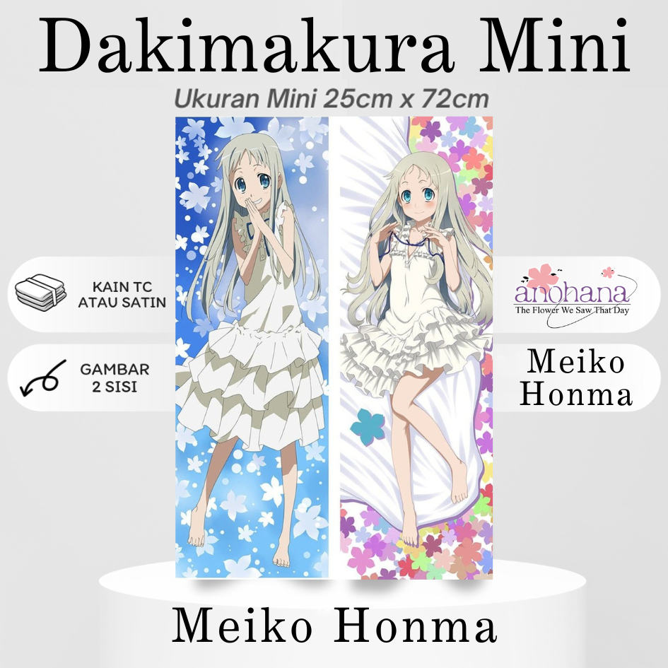 DAKIMAKURA Mini MENMA MEIKO HONMA Anohana : The Flower We Saw That Day ...