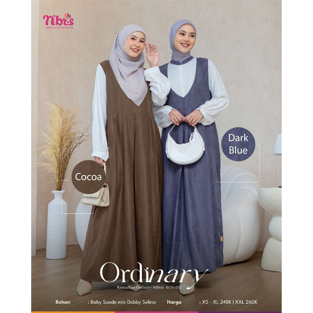 PLAIN TEENAGE GAMIS BY NIBRAS RON 052 // RON 052 DARK BLUE // RON 052 COCOA | Shopee Philippines