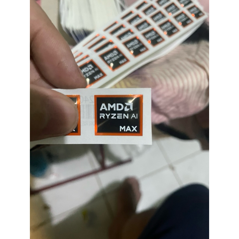 Original AMD Ryzen AI Max gen9 logo Sticker | Shopee Philippines