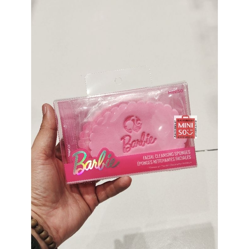 MINISO Facial Cleansing Sponge Set BARBIE Collection (2pcs) | Shopee ...