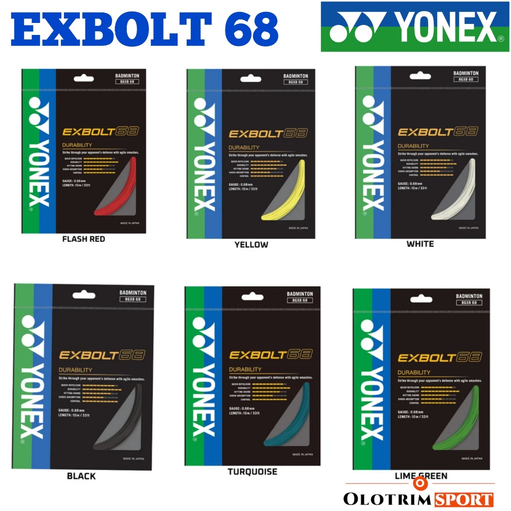 Original YONEX EXBOLT 68 Badminton Strings | Shopee Philippines