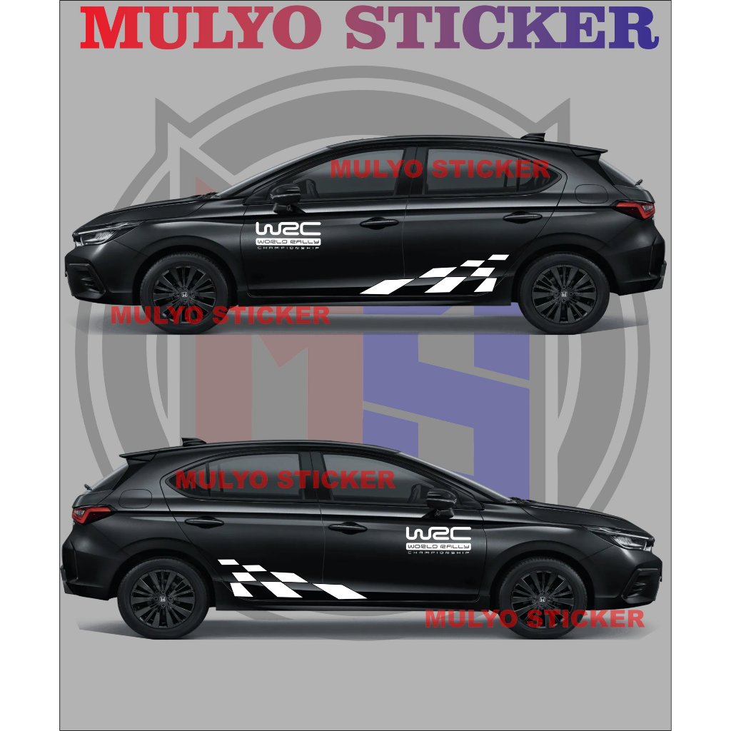 LATEST COOL CAR STICKER HANDA CITY WRC CAR STICKER LIST BODY SIDE ...
