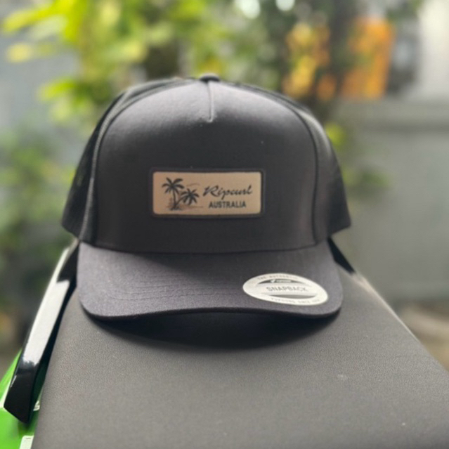 RIPCURL dark gray trucker snapback hat NEW ORIGINAL 100% | Shopee Philippines