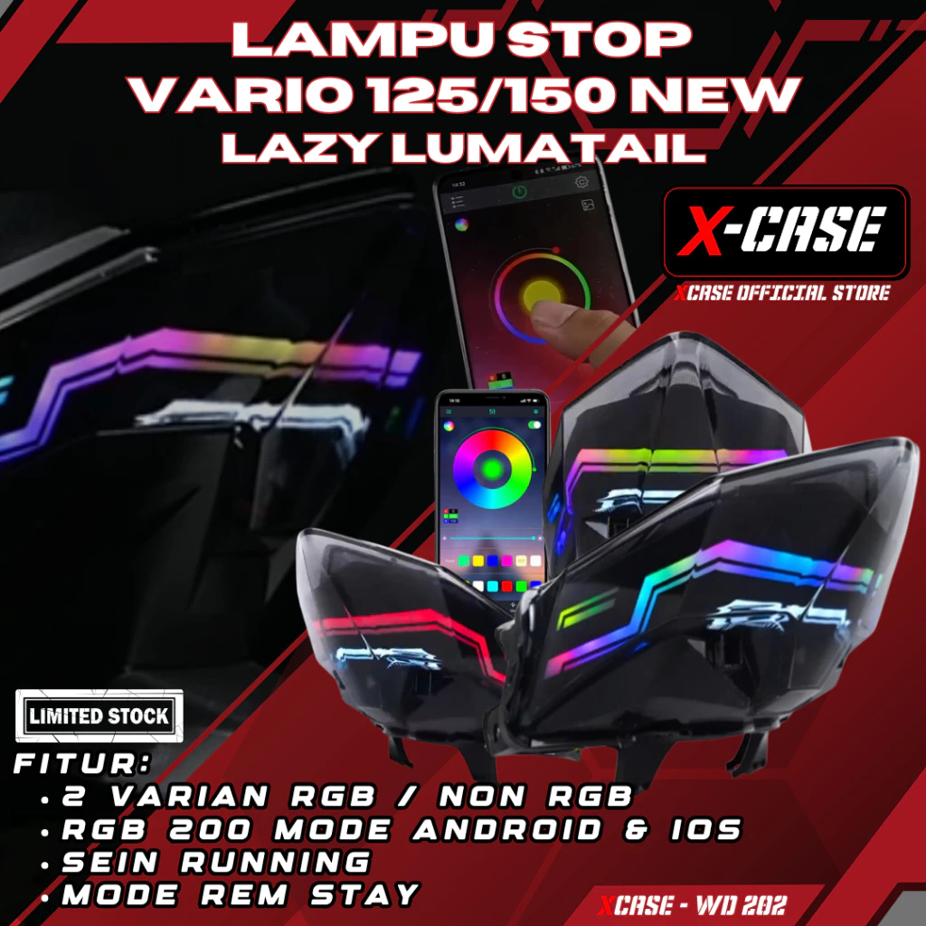 Lazy Lumatail Stop Lamp Control Application Vario 125 150 New RGB 200 ...