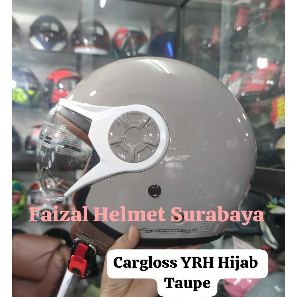 HELMET CARGLOSS YRH HIJAB TAUPE ORIGINAL MOTORCYCLE | Shopee Philippines