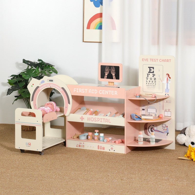 Wooden Medical Emergency Center Hospital Doctor booth - Good Wooden ...