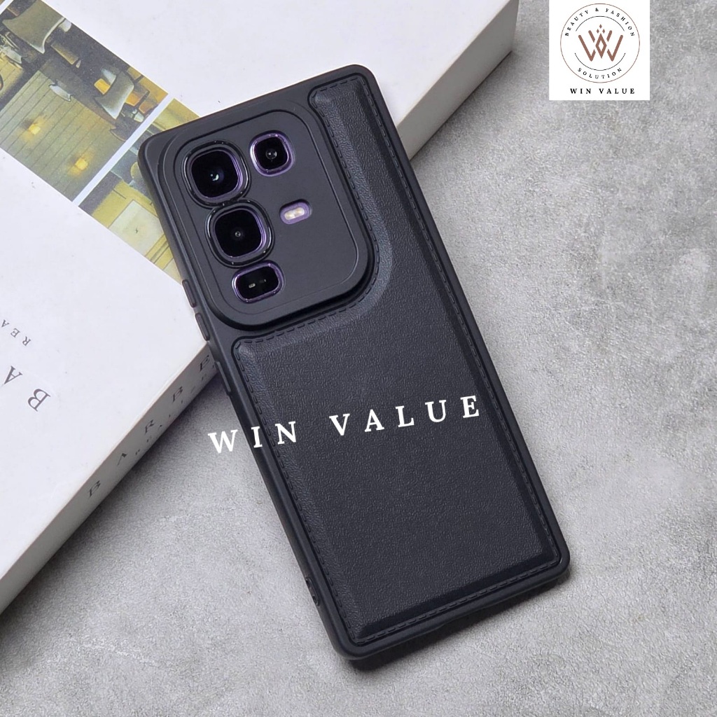 Infinix Note 50 4G Infinix Note 50 Pro 4G Case Leather Pro camera Black ...