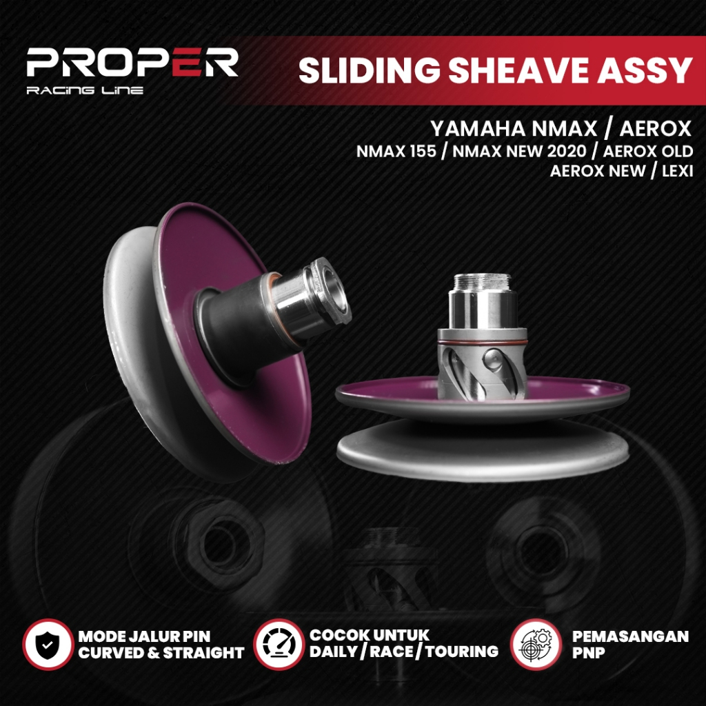Sliding Weave Proper Nmax Aerox Lexi Pulley CVT Rear Nmax 155 Aerox ...