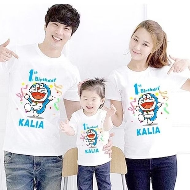Dora*mon happy children's birthday t-shirts can request numbers and ...