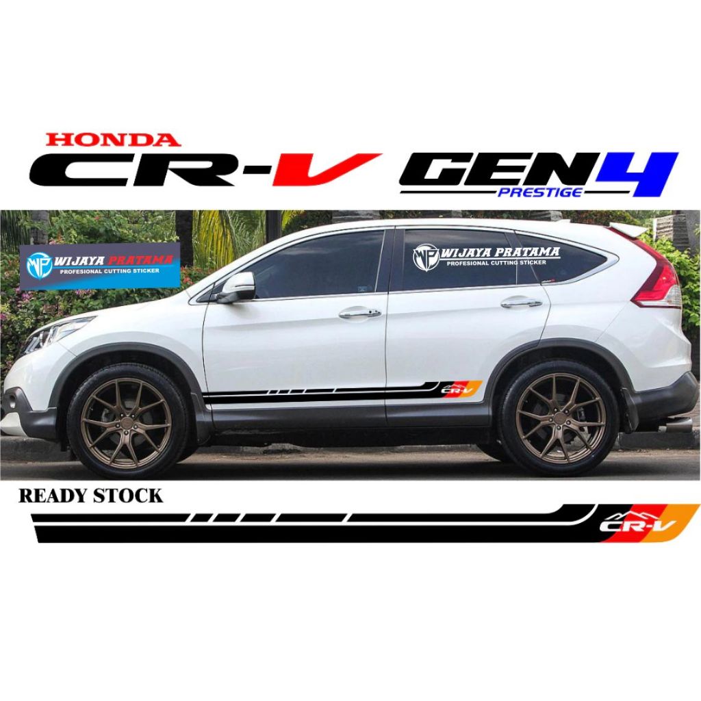 STICKER CRV GEN 4 SIDE BODY LIST STICKER FOR HONDA CRV CARS | Shopee ...