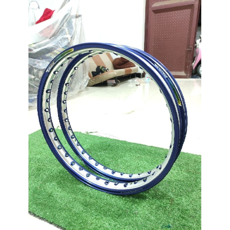 Yoko rims with blue motif 120-140-17 | Shopee Philippines
