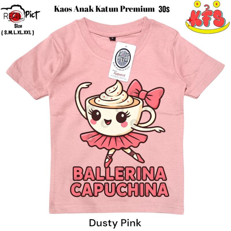 KATUN Girls Anomali Clothes Ballerina Capucino Dance T-shirt Cotton ...