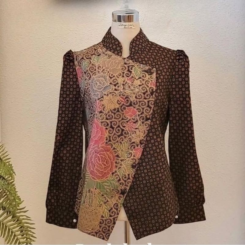 Trendy Solo Batik- Renata Blouse Batik Dress / Batik Tunic Layered with ...