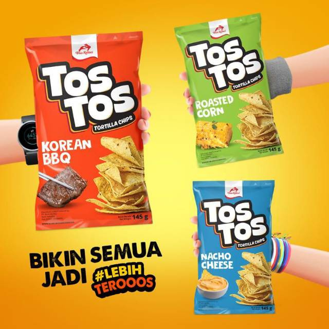 Two Rabbits Tos Tos Tortilla Chips 140 gr - Tos Tos Snack | Shopee ...