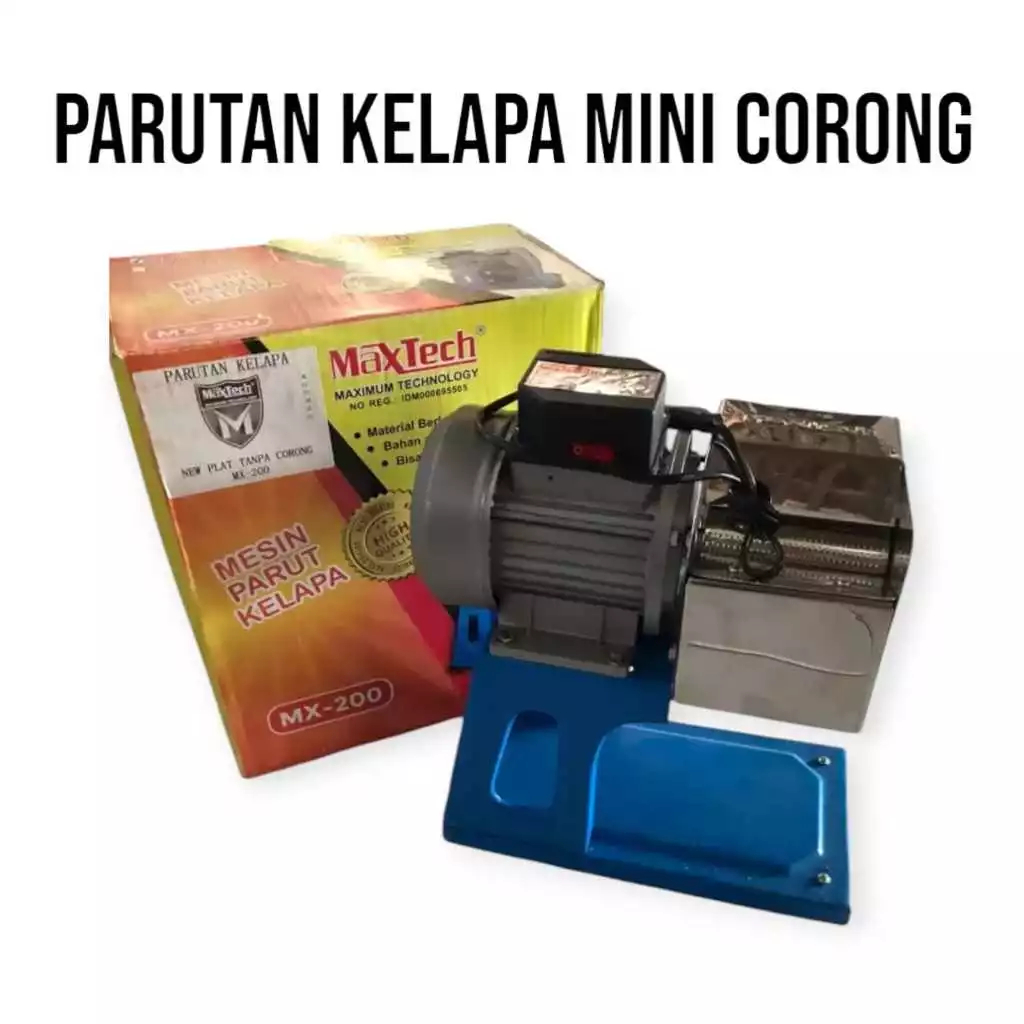 MESIN Maxtech MX-200 Mini Coconut Grating Machine Max Tech Stainless ...