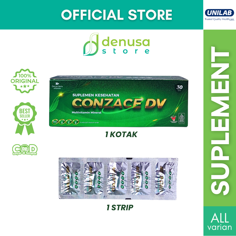 DENUSA - Conzace DV Multivitamin | Immune System, Skin, Antioxidant ...