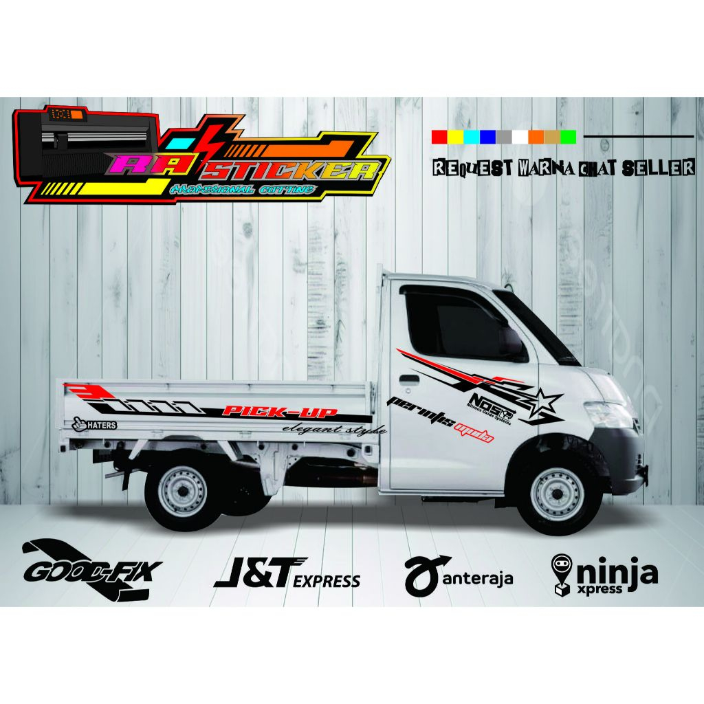 GRAND MAK CAR STICKER COOL MINIMALIST SIDE BODY CUTTINGLIST STICKER ...