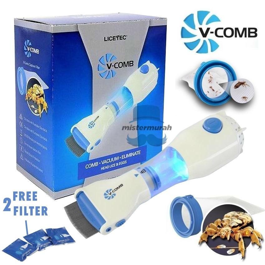 V Comb Vcomb Lice Vacuum Comb Electric Lice Remover | Shopee Philippines