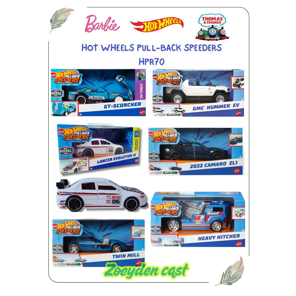 Hot Wheels Pull back Speeders Hotwheels Pull Back Diecast 1:43 distance ...