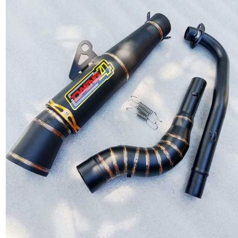 Daeng sai4 Pipe canister conical open specs exhaust pipe for Wave 125 ...