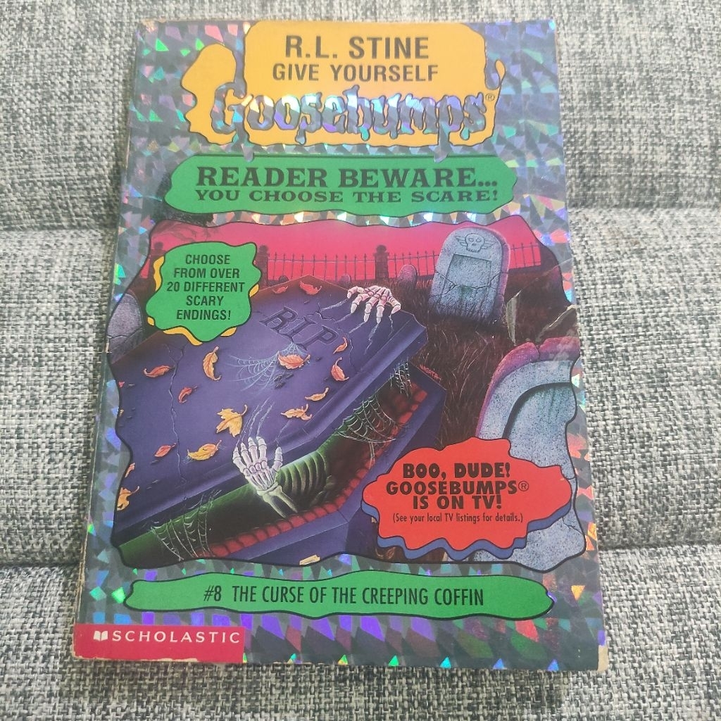 Goosebumps by RL Stine - give yourself 8 the curse of the creeping ...