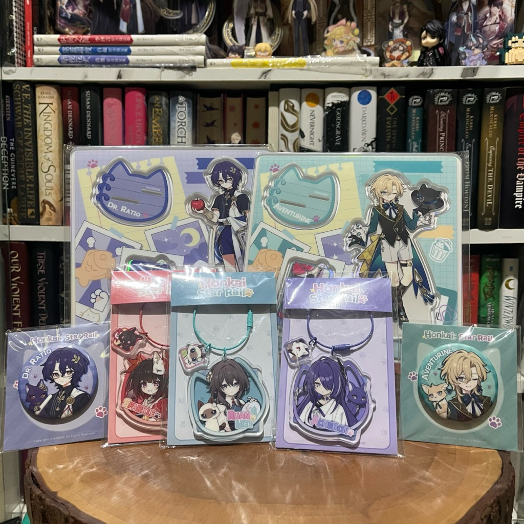OFFICIAL Honkai Star Rail HSR Cat Good Series Standee Keychain Badges ...