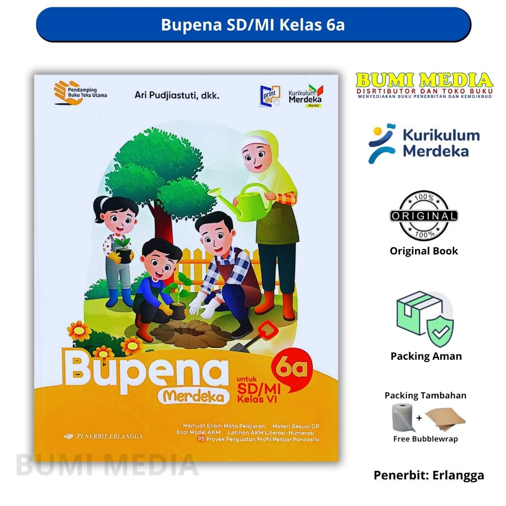 Bupena Merdeka Book 6A SD/MI Class 6 Revised Merdeka Curriculum ...