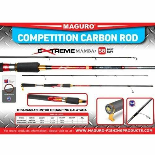 Maguro Extreme Mamba Fishing Rod MEMSB180MHZ Carbon Competition 140gr ...