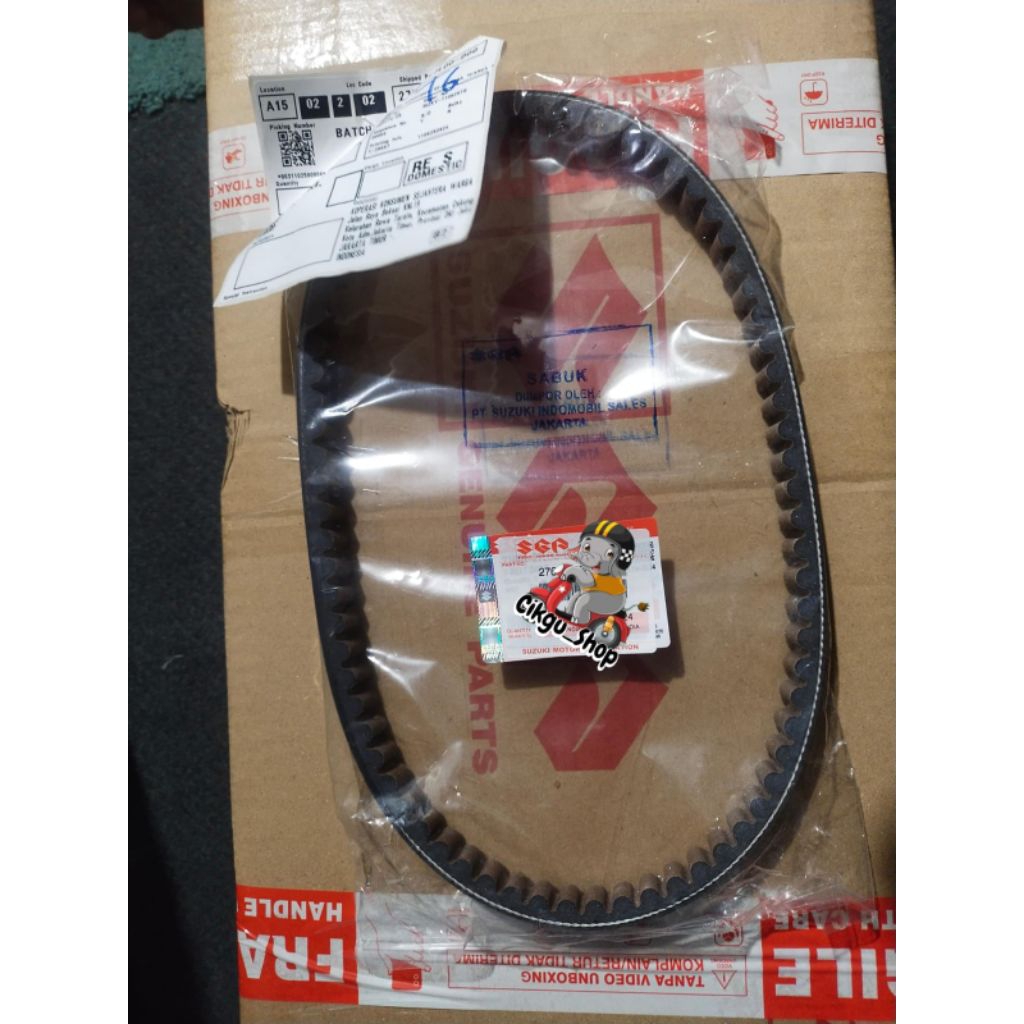 VAN-BELT, V-BELT DRIVE (Gb. 24) Suzuki Burgman Street 125 EX, Suzuki Avenis 125cc original SGP ...