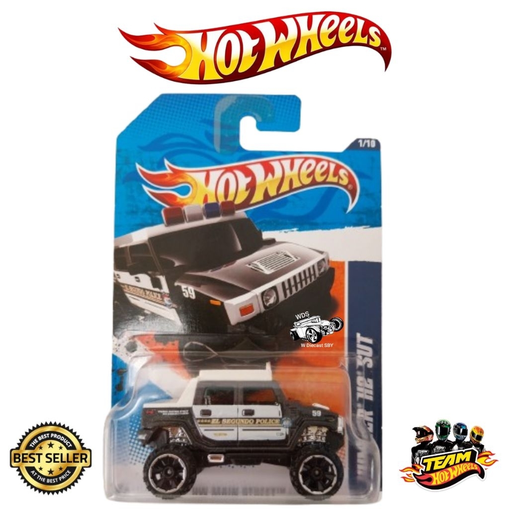 Hot Wheels Hummer H2 SUT Police Pursuit Hotam White | Shopee Philippines