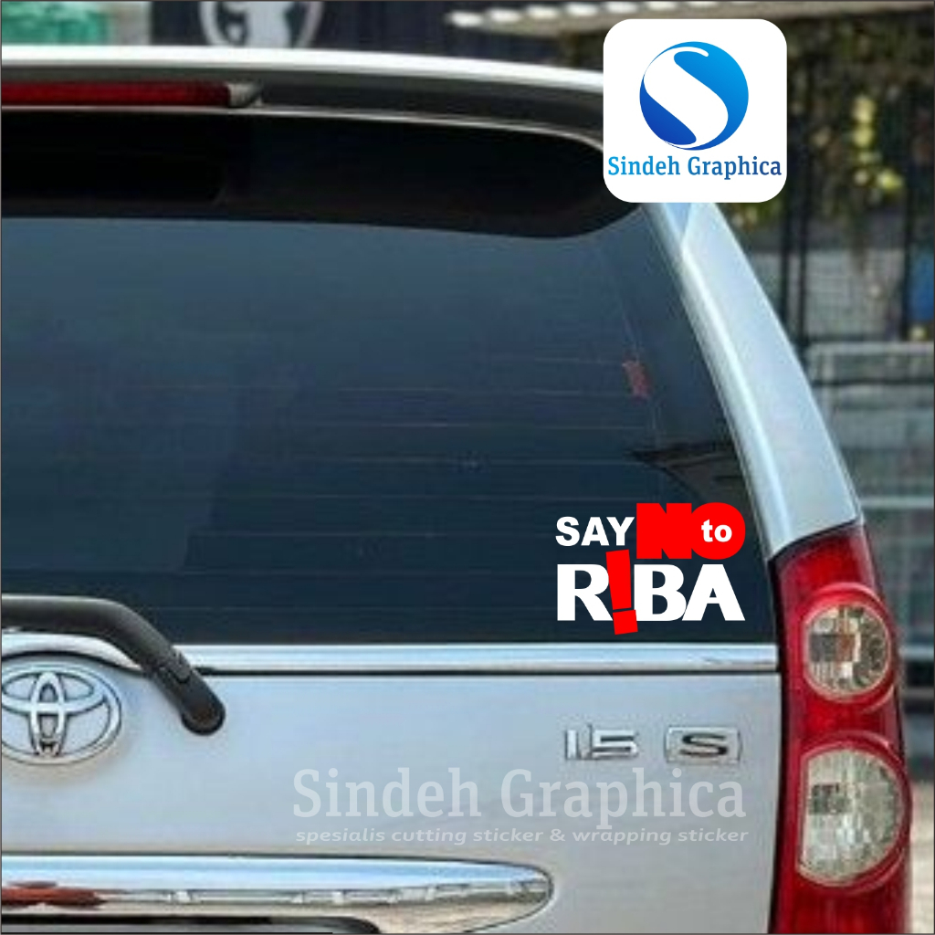 Syndeh Graphica | Cutting Say No To Usury Car Sticker Real Men Car ...